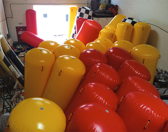Inflatable race marker buoys – Al Bahr Al Azraq